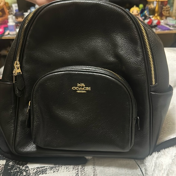 Coach | Bags | Mini Black Vintage Coach Leather Backpack | Poshmark